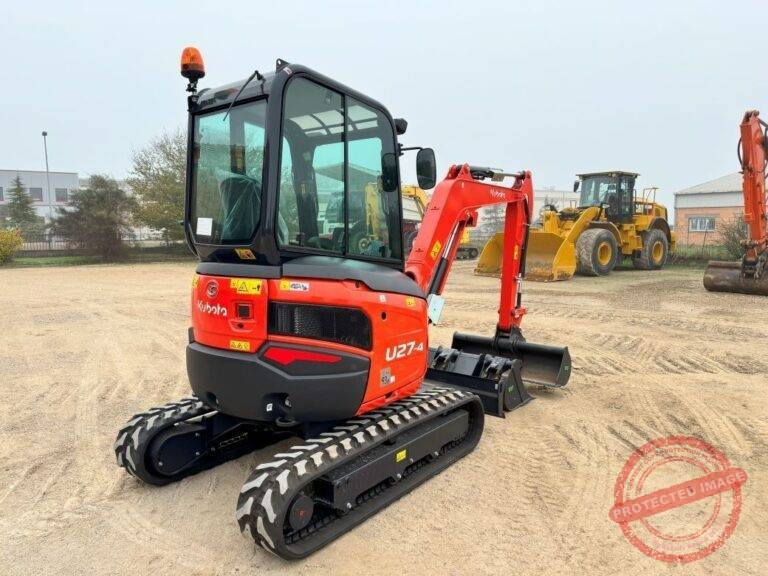 KUBOTA U27-4 NEUVE + 3 GODETS - INOVOL Machines